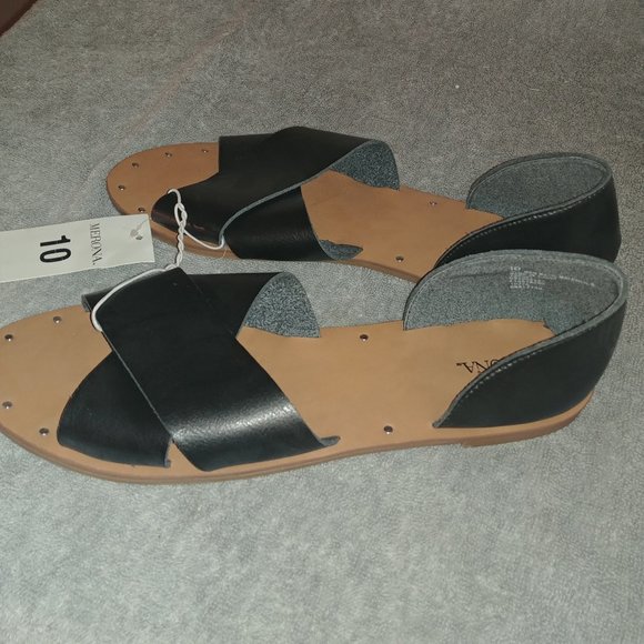 Merona | Shoes | Merona Lois Crossband Slip On Sandals | Poshmark